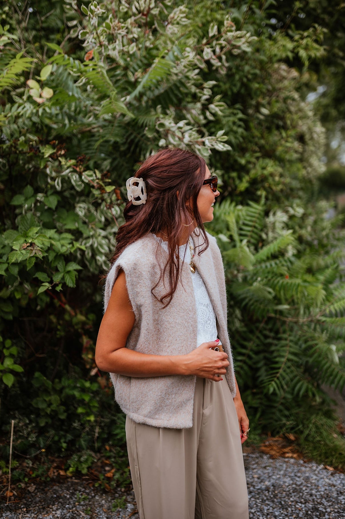 Gilet Ysia beige – Sofyinspi